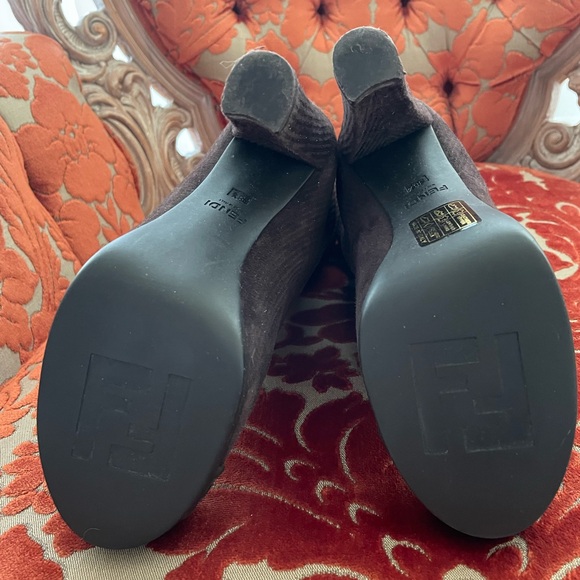 Fendi | Shoes | Fendi Suede Boots | Poshmark